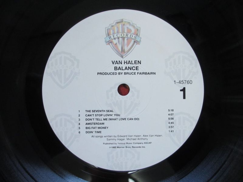 Van Halen / Balance - Guitar Records