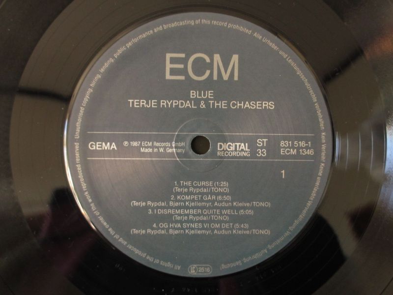 Terje Rypdal & The Chasers / Blue - Guitar Records