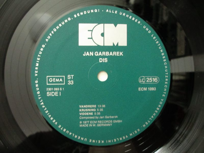Ralph Towner - Jan Garbarek / Dis - Guitar Records