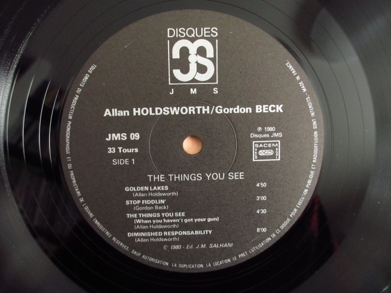 Allan Holdsworth & Gordon Beck / The Things You See - Sunbird - Guitar ...