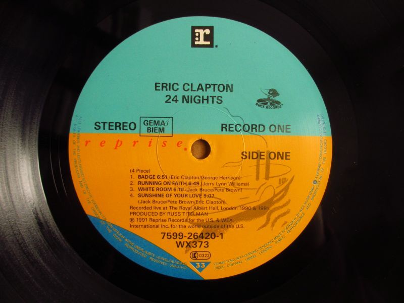 Eric Clapton / 24 Nights - Guitar Records