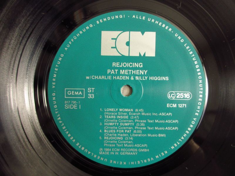 Pat Metheny / Rejoicing - Guitar Records