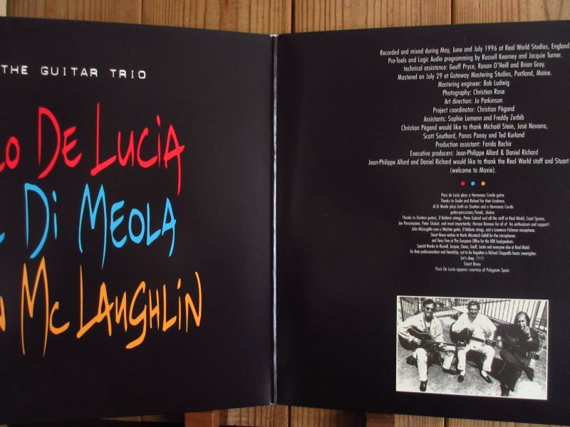 Paco De Lucia, Al Di Meola, John McLaughlin / The Guitar Trio - Guitar ...