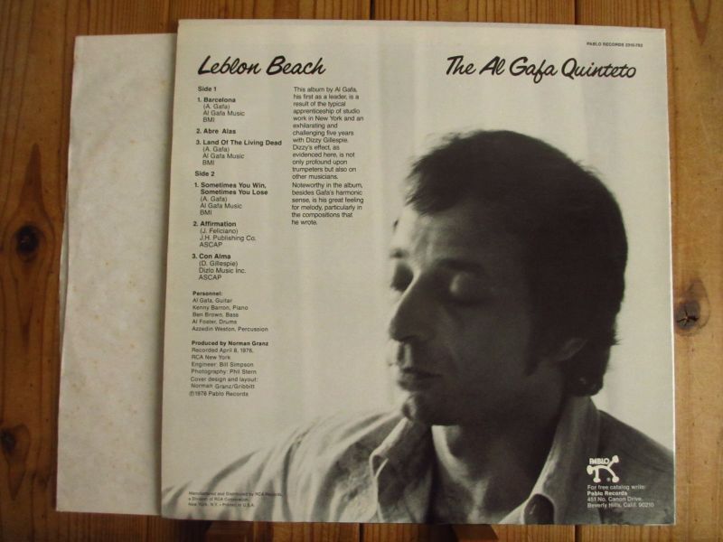 Al Gafa Quinteto / Leblon Beach - Guitar Records