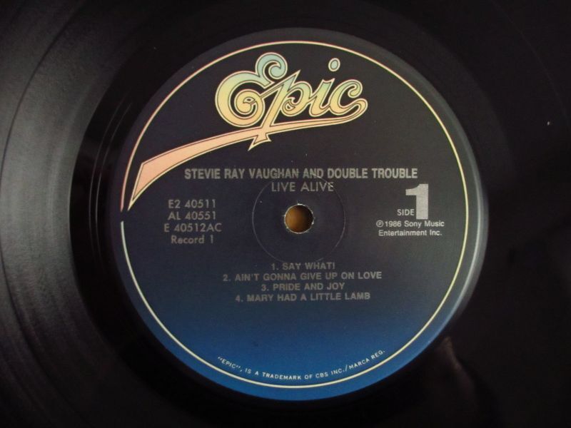 Stevie Ray Vaughan And Double Trouble / Live Alive - Guitar Records