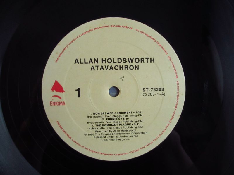 Allan Holdsworth / Atavachron - Guitar Records