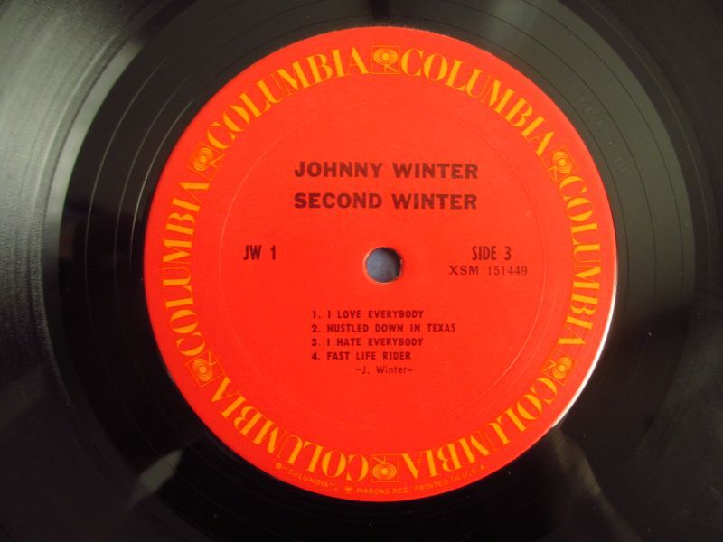 Johnny Winter / Second Winter - Guitar Records