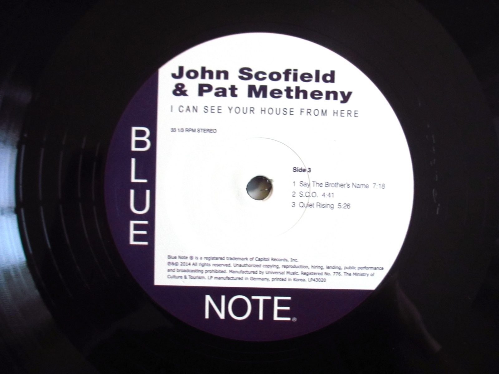 John Scofield & Pat Metheny / I Can See Your House From Here - Guitar ...